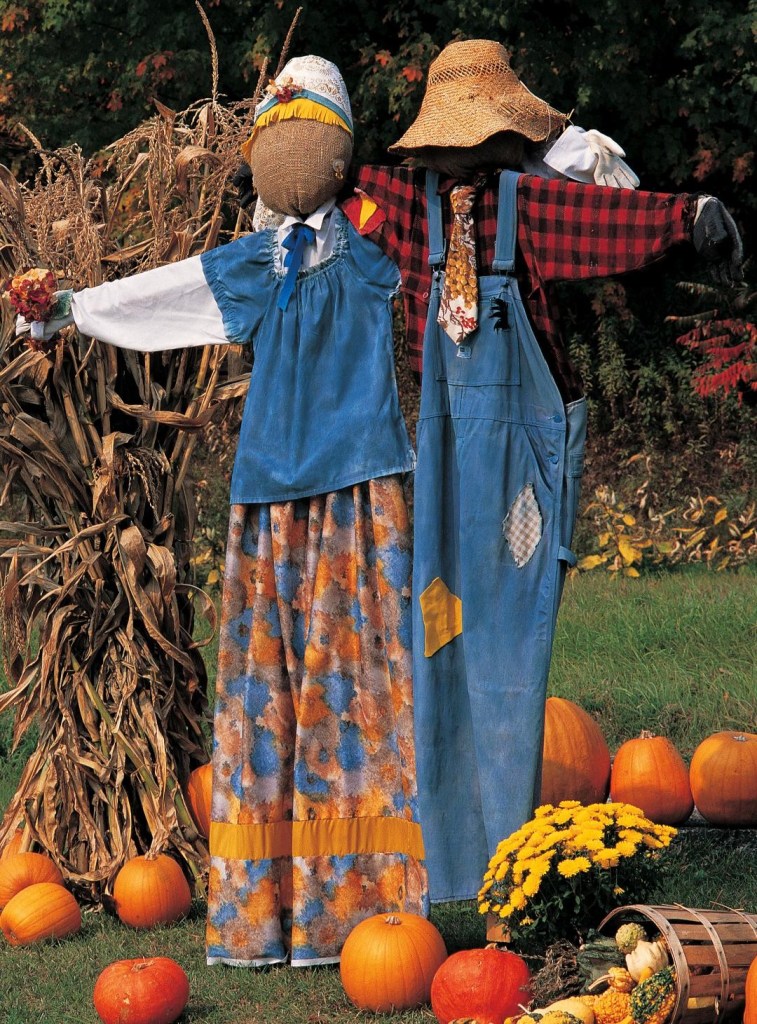 Simple scarecrows are fine, but there are many more options this season ...